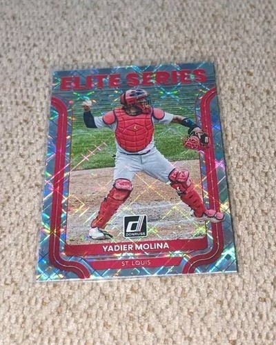 2022 YADIER MOLINA DONRUSS ELITE SERIES VECTOR INSERT #ES-4 (CARDINALS ...