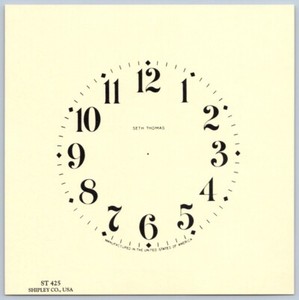 seth thomas clock face products for sale | eBay