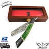 Damascus Steel Straight Razor Cut Throat Barber Salon Shaving Razor ...