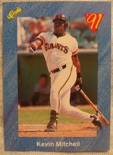 1991 Classic Baseball Card (Blue) #T10 Kevin Mitchell - Giants....NM | eBay