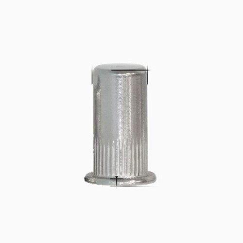 M4-M10 SUS304 Steel Pull Rivet Nuts Blind hole Flat Head vertical ...
