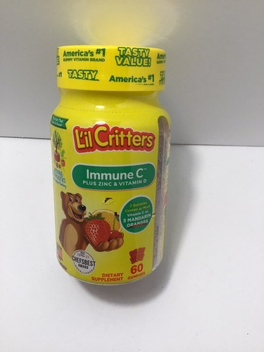 Vitafusion L'il Critters Immune C Gummies Dietary Supplement, Assorted ...