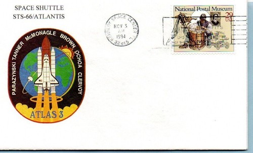 Space cover ATLAS 3 STS-66 ATLANTIS LAUNCH KSC NOVEMBER 3, 1994 | eBay