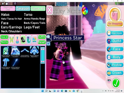 ⭐️Princess Star Frost Full Set⭐️/psf: ROBLOX ROYALE HIGH **READ ...