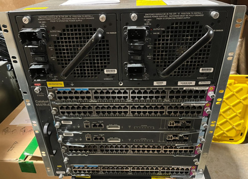 Cisco WS-C4507R+E 7-Slot Chassis Switch w/Redundant PSU & Sup Engine ...