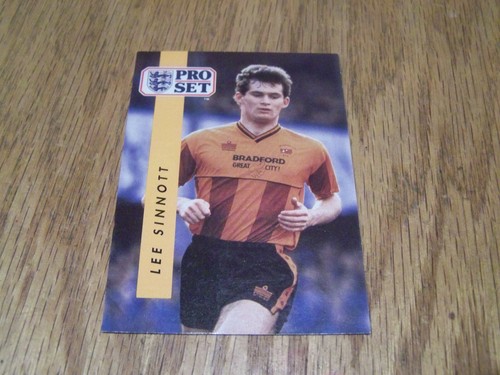 LEE SINNOTT 1990 - 91 PRO SET SOCCER CARD # 313 | eBay