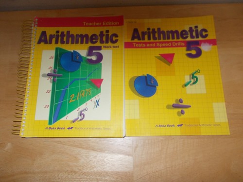 A Beka ABeka Arithmetic 5 Set Teacher Edition and Teacher Key | eBay