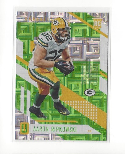 2017 Panini Unparalleled Lime Green #199 Aaron Ripkowski RC Rookie ...