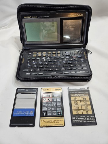 Oz-8000s Sharp Wizard 64kb Electronic Organizer for Parts Untested for ...