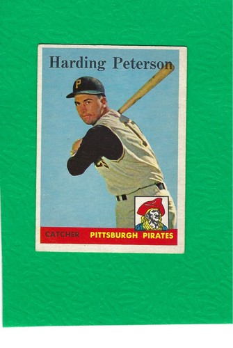 1958 Topps #322 Harding Peterson Pirates EX to NM | eBay