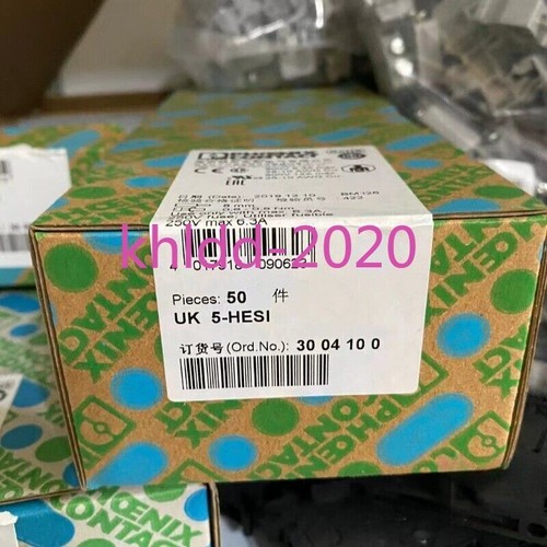 50pcs New Phoenix Contact Fuse terminal blocks UK 5-HESI 3004100 | eBay