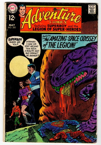 ADVENTURE COMICS #380 - Legion of Super-Heroes - G 1969 DC Vintage ...