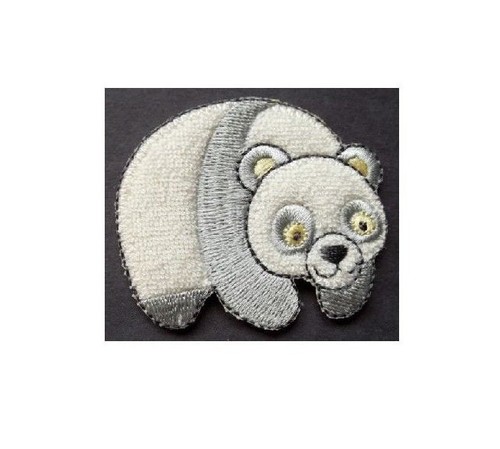 Panda Bear - Cub - Animal - Baby - Crafts - Terry - Embroidered Iron On ...