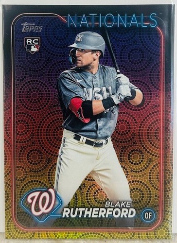 2024 Topps Series 2 Fireworks Foil #637 Blake Rutherford | eBay
