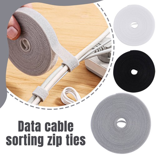 Reusable Cable Organizer Strap Hook And Loop Wire Ties Cable Organizer ...