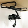 Ceiling Fishing Reel Rack Mount Spinning Reel Holder Storage Wood Cabin ...