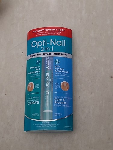 Opti-Nail 2-in-1 Fungal Nail Repair Plus Antifungal. Expiration: 11/ ...
