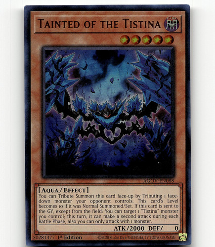 Yugioh Tainted of the Tistina - Age of Overlord | eBay