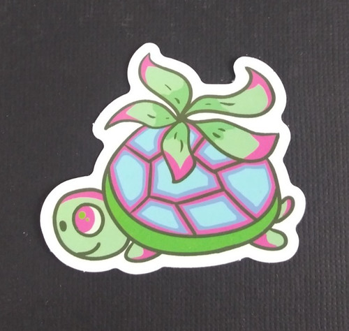 Bright Colorful Cute Baby Turtle Sticker 1.78" x 2.18" (A) | eBay