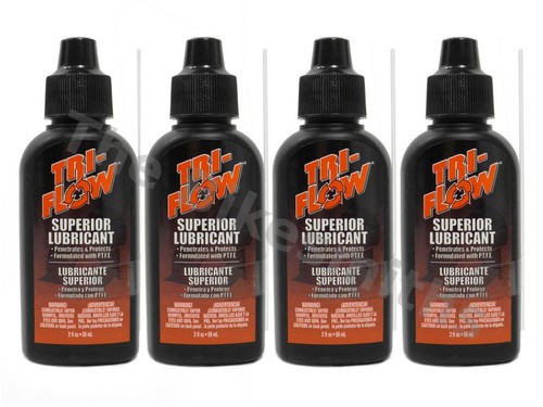 TRI-FLOW 4 Pack - 2oz Drip Superior Lube Lubricant Triflow Teflon Bike ...