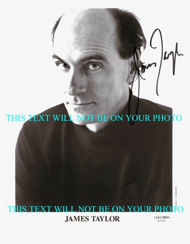 JAMES TAYLOR SIGNED AUTOGRAPH 8x10 RPT PUBLICITY PHOTO | eBay