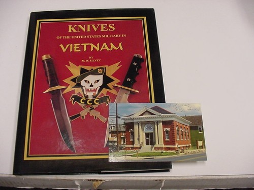 KNIVES OF THE USA MILITARY IN VIETNAM By Silvey 1997 1st Ed. w/Post ...