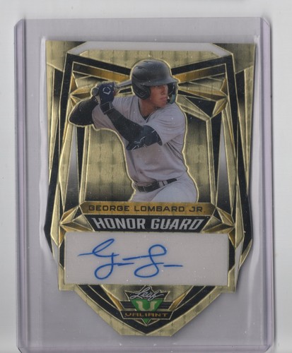 2023 Leaf Valiant George Lombard Jr Honor Guard GOLD VINYL SUPERFRACTOR ...