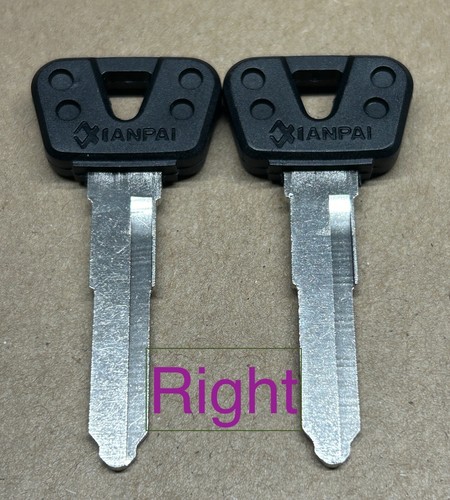2 Keys Yamaha Warrior YFM350 Big Bear Tracker YFZ Blaster Blanks ATV ...