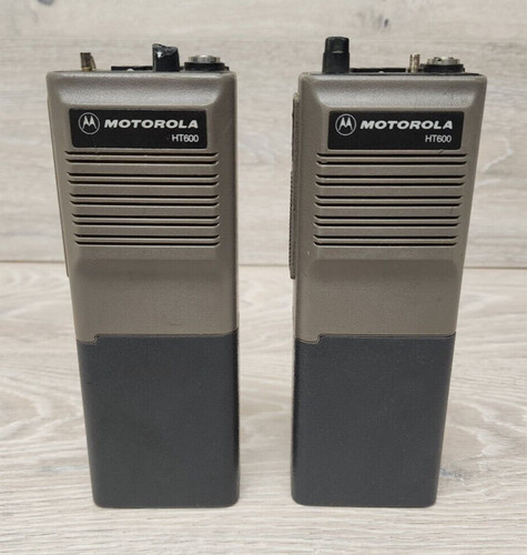 Lot 2 Motorola HT600 H44SVU7120CN Handie Talkie Walkie AS IS Parts ...