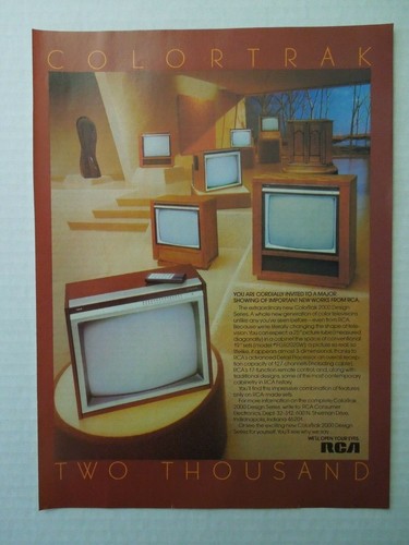 1982 RCA COLORTRAK 2000 Color TV Television - Magazine Ad | eBay