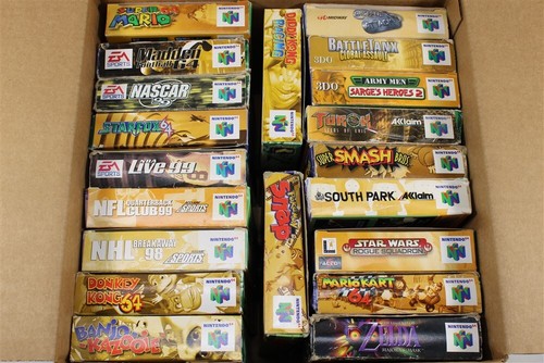 Lot of 20 Empty N64 Nintendo 64 Game Boxes ONLY | eBay
