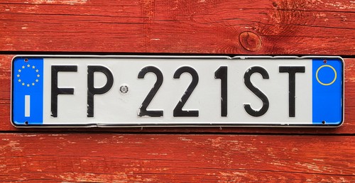 ITALY/ITALIAN License Plate from Europe | eBay