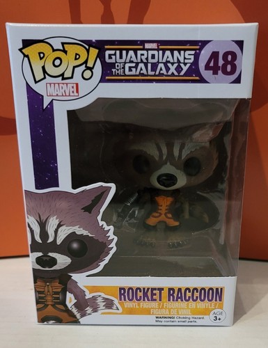 Marvel #0048 Funko POP! Rocket Raccoon | eBay