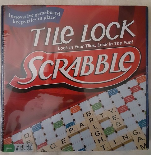 NEW FACTORY SEALED "SCRABBLE" TILE LOCK BOARD GAME | eBay