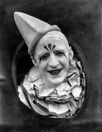 8x10 Print Circus Clown Portrait 1930's #CC01 | eBay
