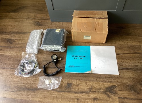 NOS NEW Loud Hailer LH-300 & Mic Horn PA Yelp Wail Alarm Free Ship | eBay