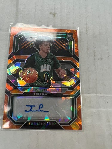 Jason Preston 2021-22 Prizm Draft Picks Penmanship Rookie Auto Ice #CP ...