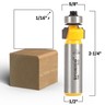 1/8" Radius Round Over Edge Forming Router Bit - 1/2" Shank - Yonico ...