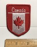 Canada Flag Canadian Banner Red White Maple Leaf 3" Embroidered Patch ...