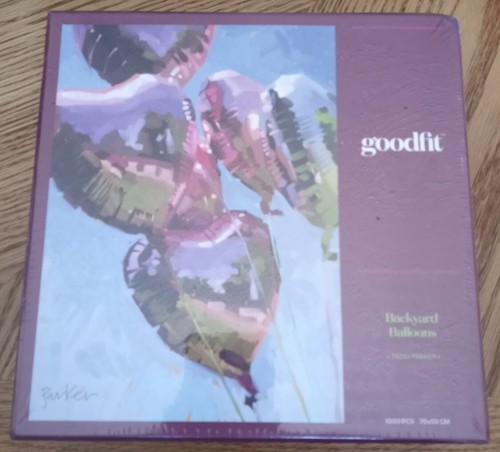 NEW Sealed 2021 Goodfit 1000 Pcs Puzzle 'Backyard Balloons' 70cm x 50cm ...