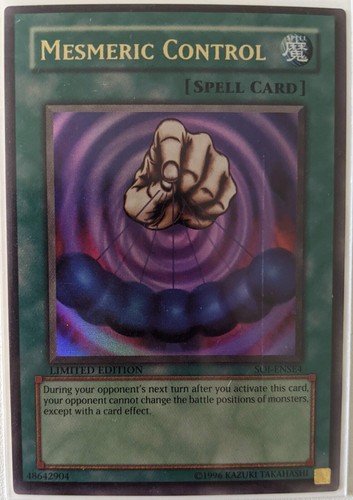 YuGiOh Mesmeric Control Ultra Rare SOI-ENSE4 | eBay