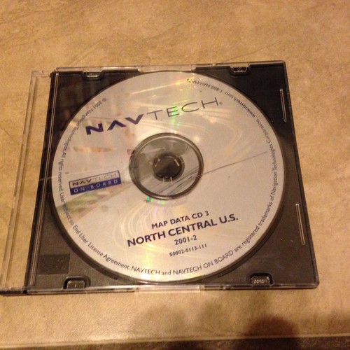 Mercedes Navtech On Board Road Map Data CD 3 North Central USA | eBay
