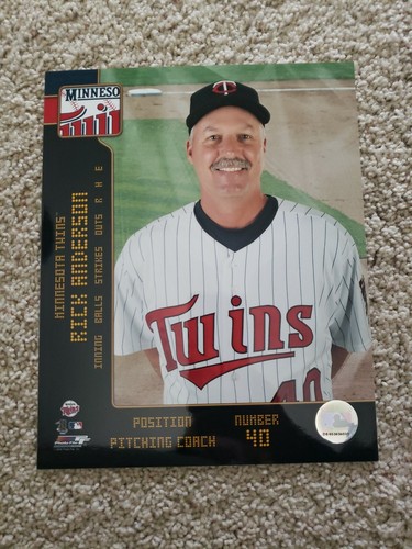 Photo File MLB Rick Anderson Minnesota Twins 8x10 Photo | eBay