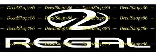 Regal Boats - Outdoor Sports- Vinyl Die-Cut Peel N' Stick Decals ...