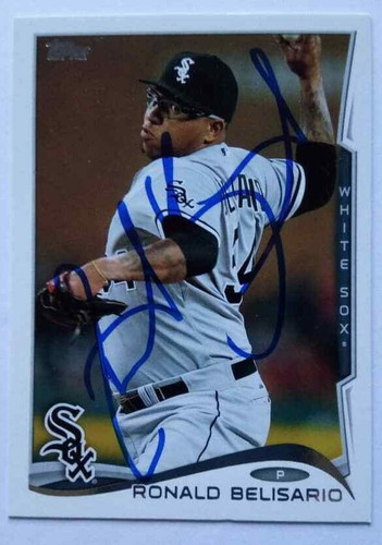 Ronald Bellisario Autograph Rare Chicago White Sox | eBay