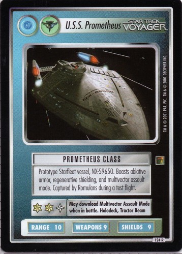 Star Trek CCG U.S.S. Prometheus [FEDERATION] Near-Mint/NM Rare – The ...