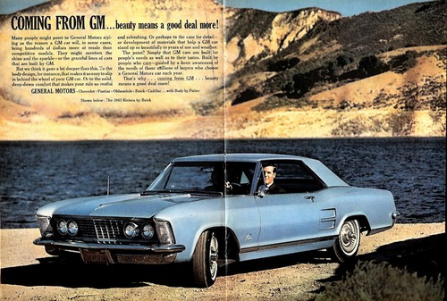 Coming from GM beauty means a good deal more Buick Riviera ad 1963 T or ...