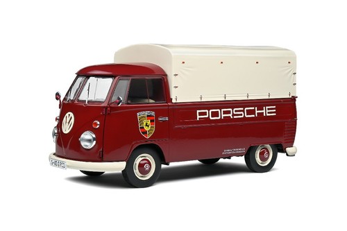 Solido 1/18 Volkswagen Combi T1 Pickup Porsche Service 1950 Vw Pick-Up ...