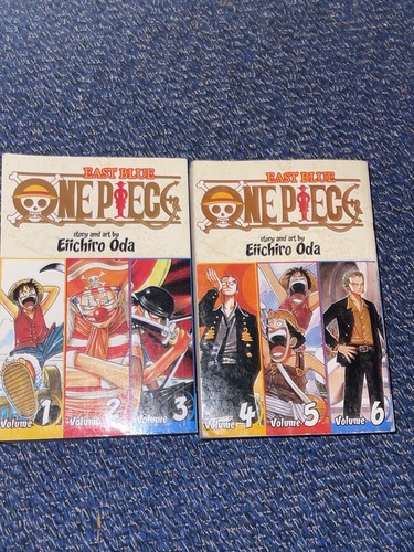 One piece manga set enhlish vol 1-6 | eBay
