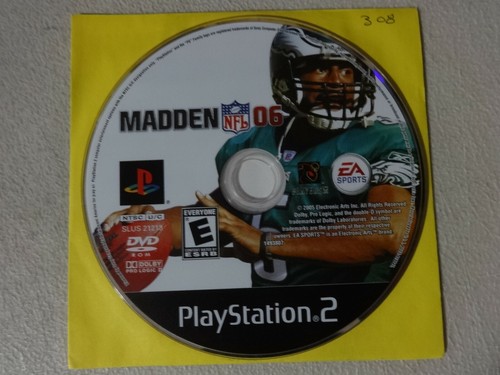 Madden NFL 06 Sony Playstation 2 PS2 Game Disc Only Free Ship | eBay